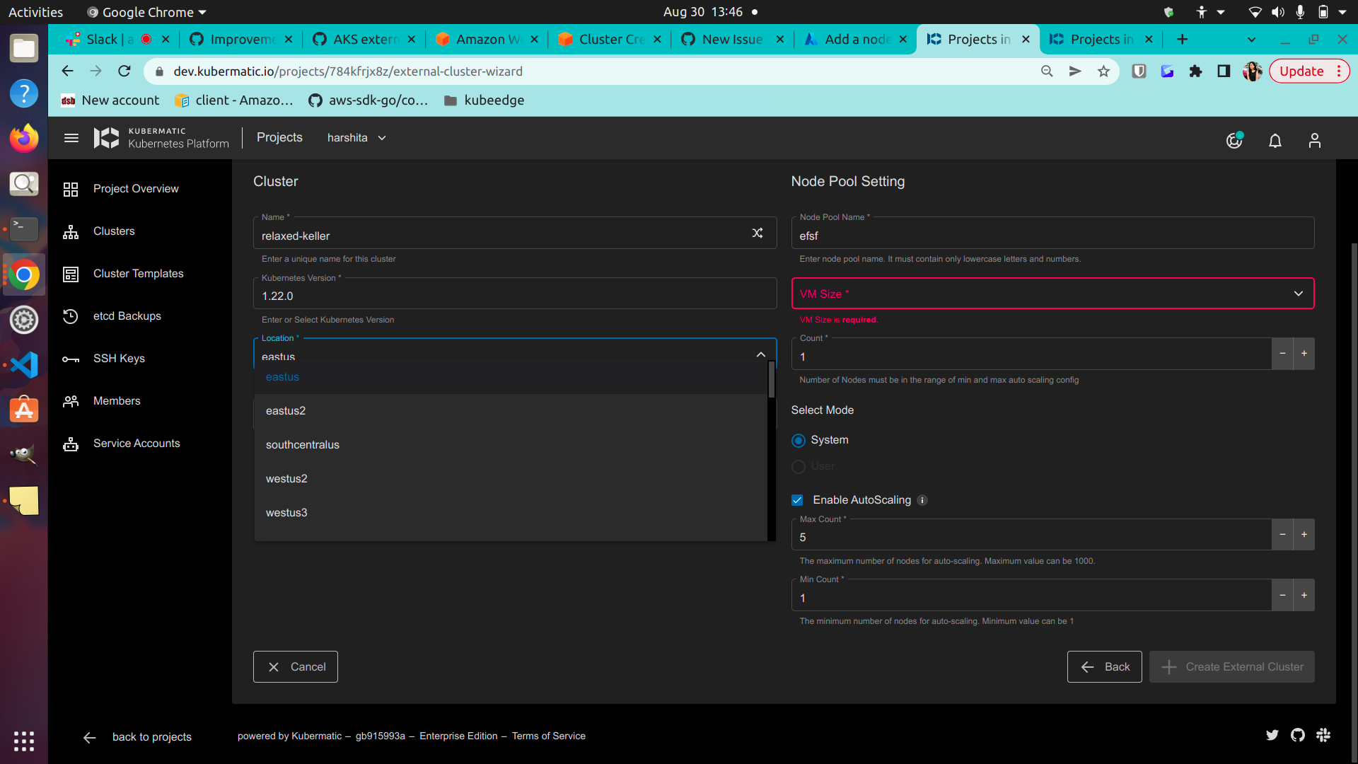 Change dropdown fields to single select combobox · Issue #4893 · kubermatic/dashboard · GitHub
