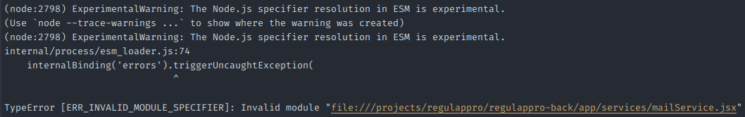 [Bug]: Unexpected Token