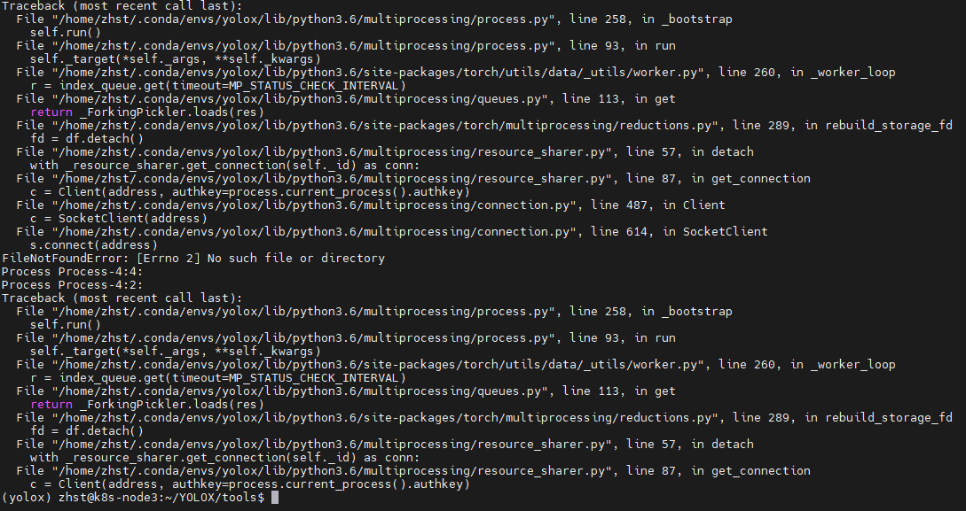 训练过程中出错，请教原因 · Issue #901 · Megvii-BaseDetection/YOLOX · GitHub