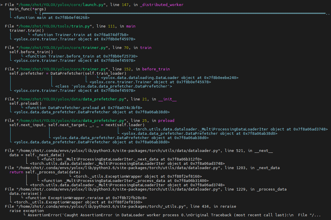 训练过程中出错，请教原因 · Issue #901 · Megvii-BaseDetection/YOLOX · GitHub