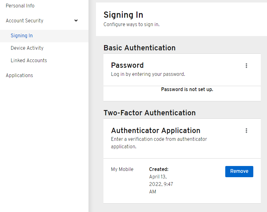 Copy and component updates to 2FA set up pages · keycloak keycloak ...