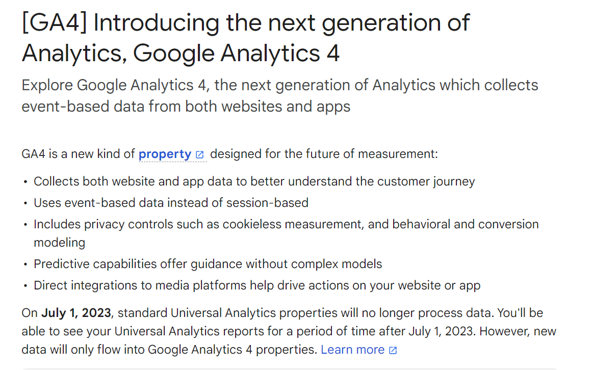Update Google Analytics to GA4 · Issue #1058 · medic/cht-docs · GitHub