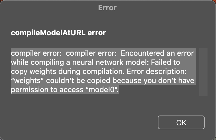 CoreML failing to load · Issue #234 · ryouchinsa/Rectlabel-support · GitHub