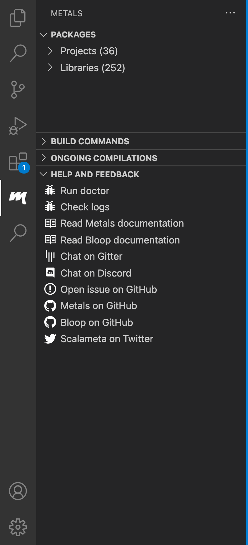 Stuck on `Starting Metals server` · Issue #821 · scalameta/metals-vscode · GitHub