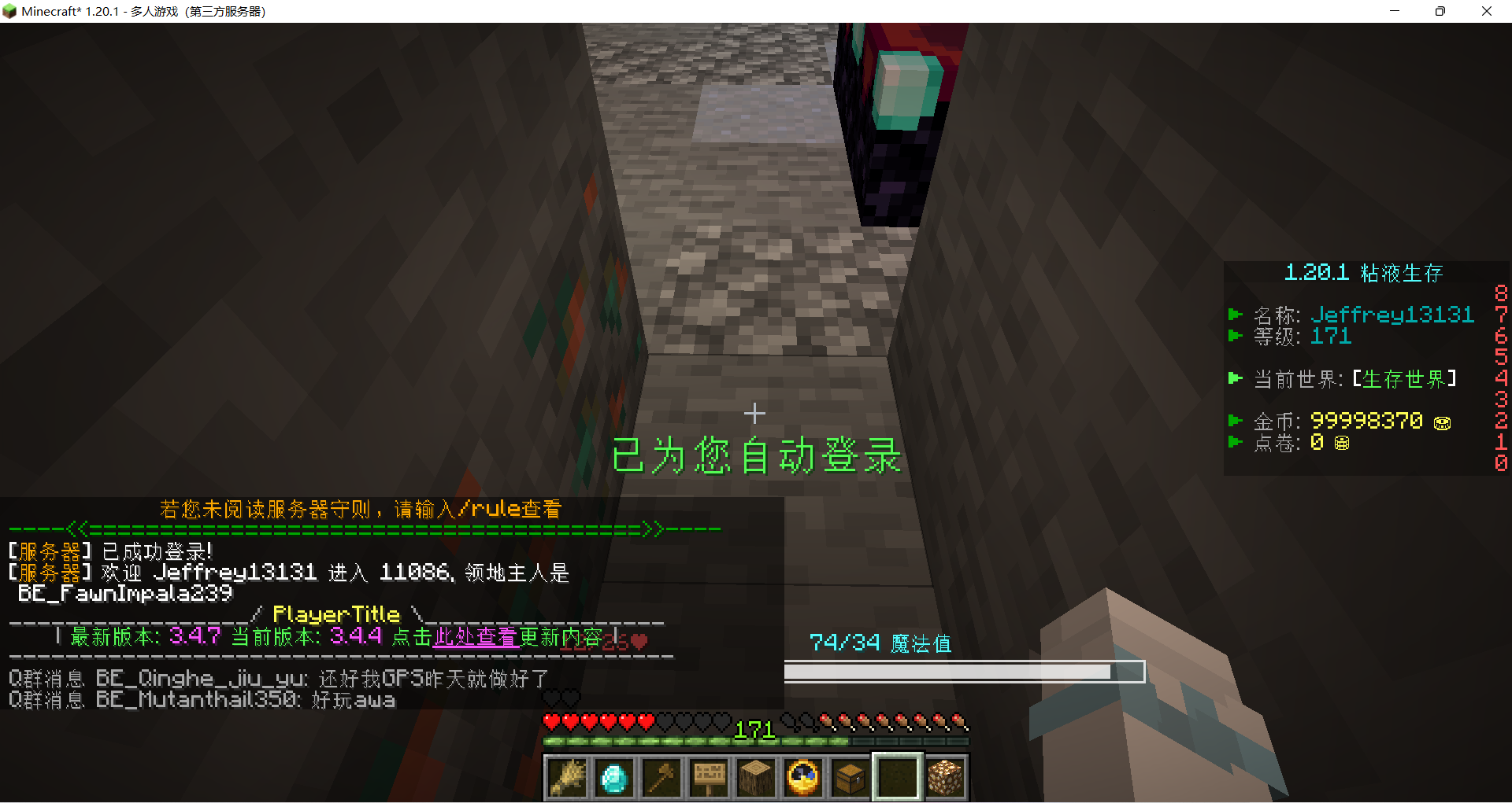 Players cannot see blocks · Issue #4084 · GeyserMC/Geyser · GitHub