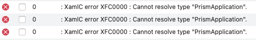 [Bug] "Cannot Resolve Type "PrismApplication"" stopping XamlHotReload from compiling. · Issue ...