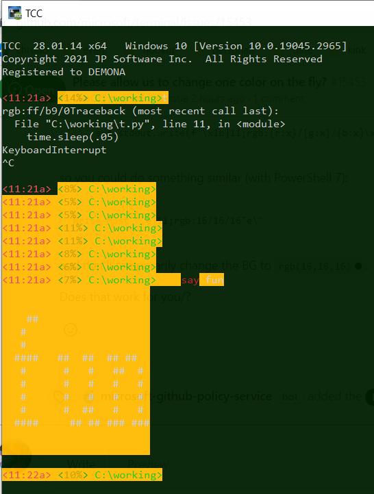 Please allow us to change one color on the fly? · Issue #15453 ...