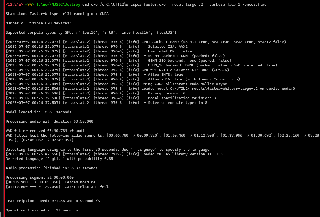Invalid system calls when run under Take Command Console · Issue #31 · Purfview/whisper ...