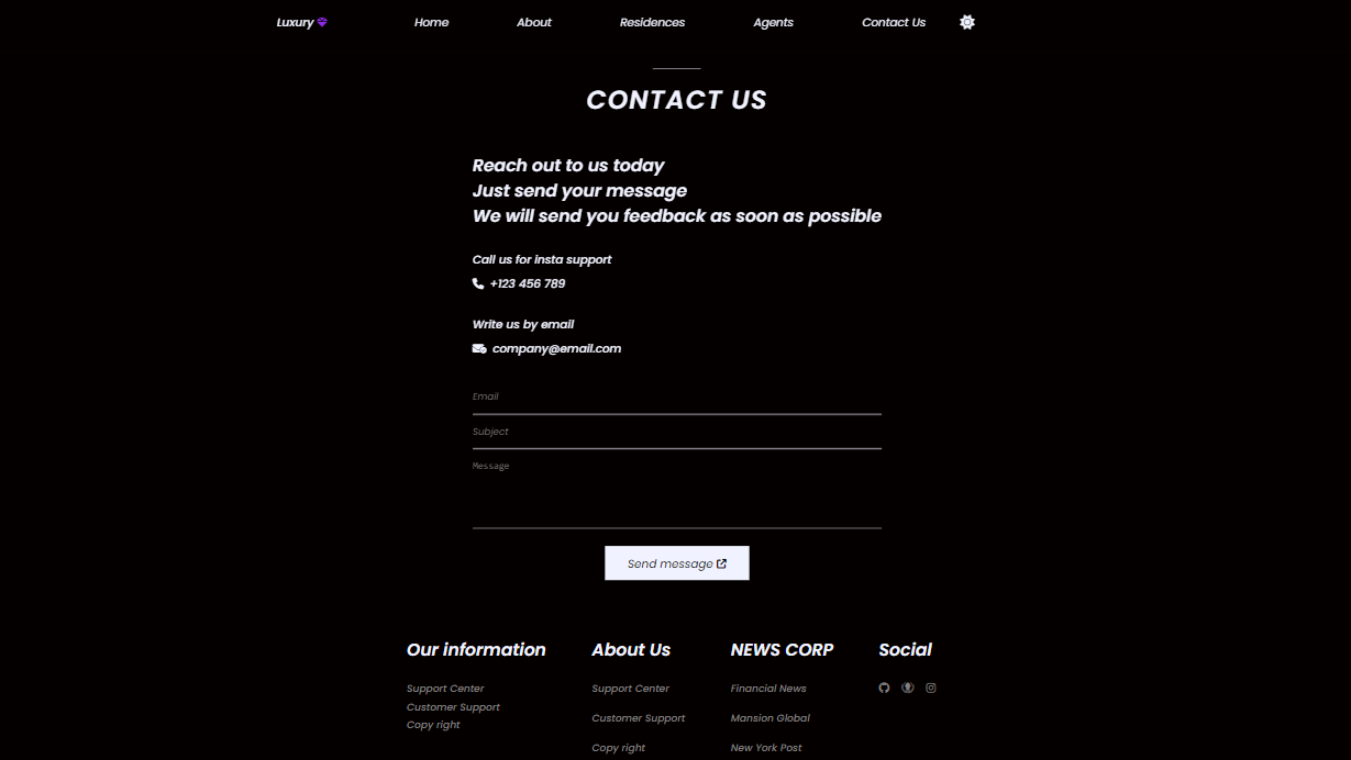 GitHub - erkanuz/Real-estate-website: Front-end web design project