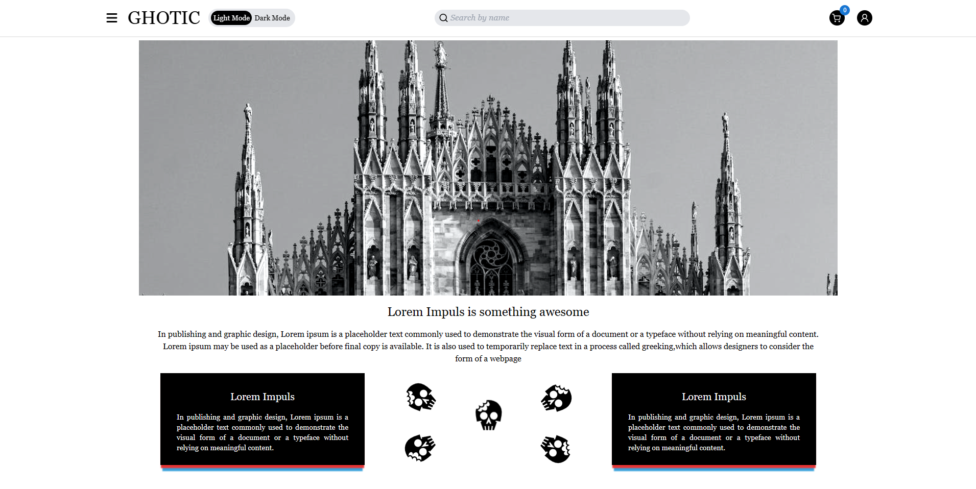 GitHub - erkanuz/gothic: A modern responsive Gothic-based eCommerce ...