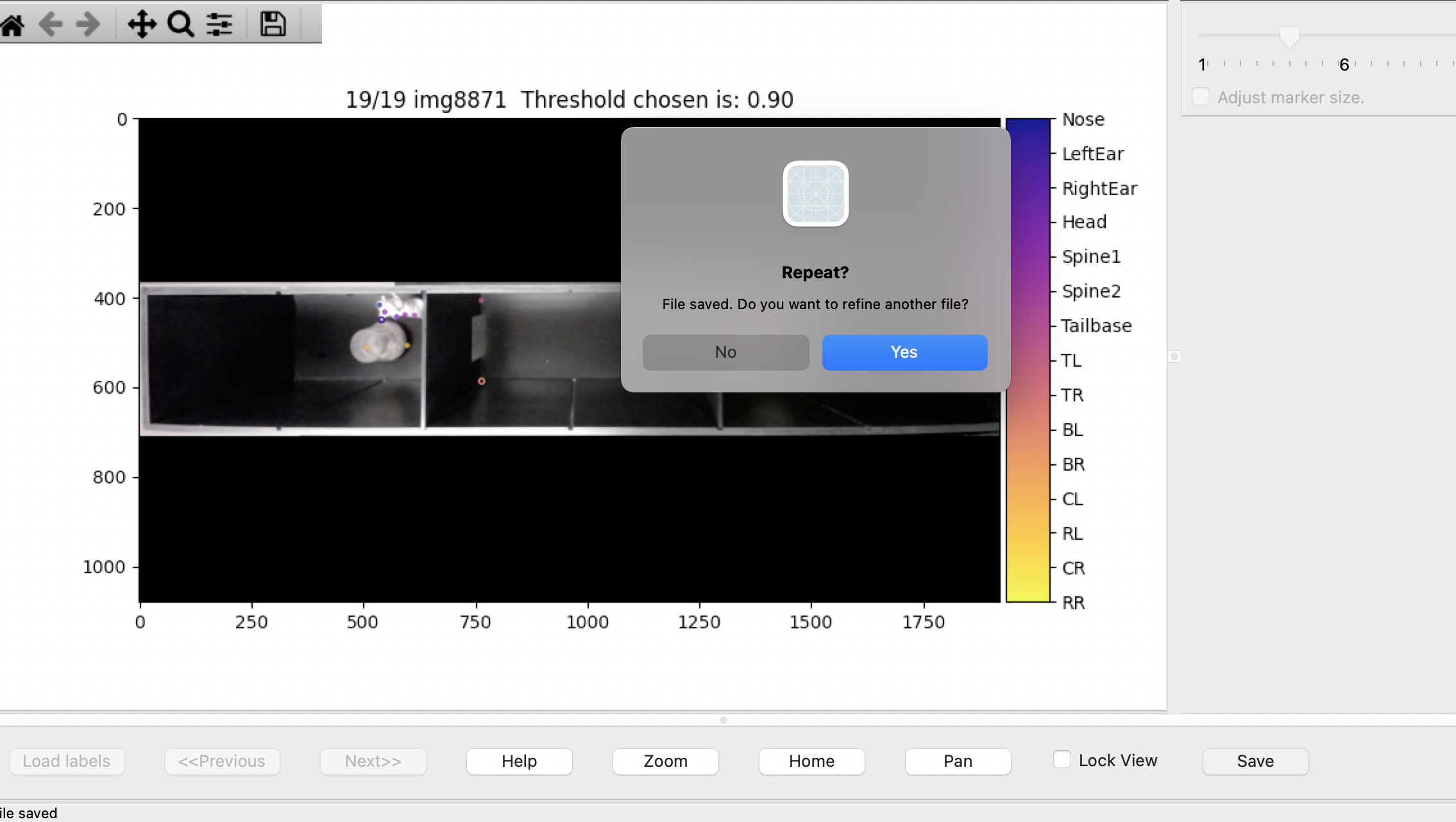 Error in creating training dataset after refining outliers · Issue #1673 · DeepLabCut/DeepLabCut ...