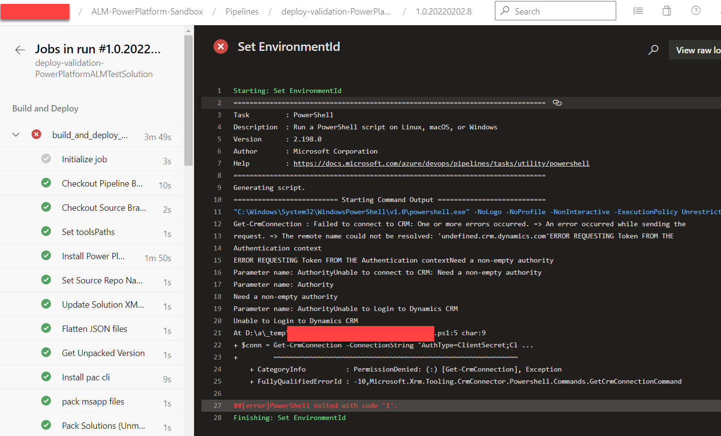 [ALM Accelerator - BUG]: Update Solution XML with Build Number Step Fails · Issue #1912 ...