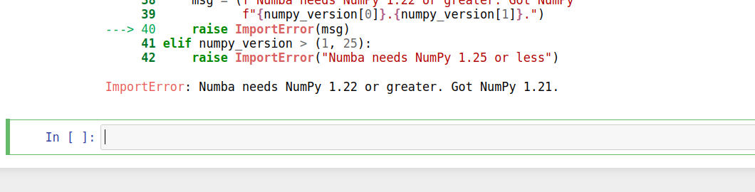 Default versions of Scipy, Numba and Numpy that comes with quspin 0.3.7 are incompatible ...