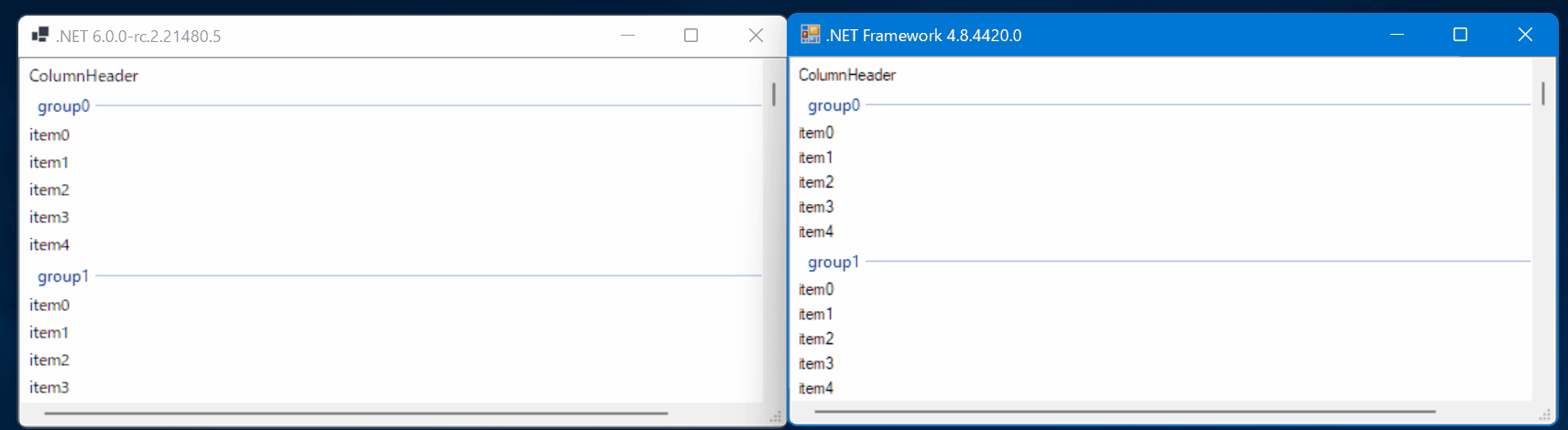 Short freeze when clicking on ListViewGroup header · Issue #6119 ...