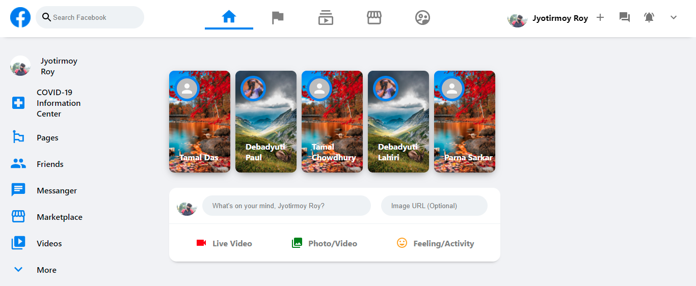 GitHub - ItsRoy69/fb-clone: Facebook Clone