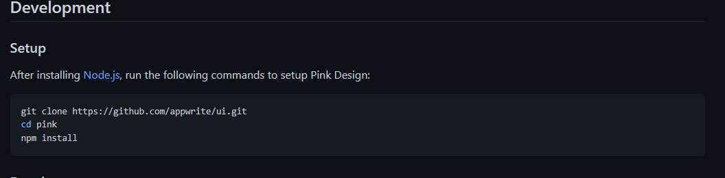 📚 Documentation: Wrong steps under Setup guidelines in the documentation page · Issue #71 ...