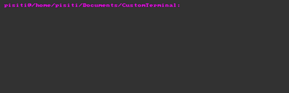 GitHub - oPisiti/CustomTerminal: Custom Terminal based on ...