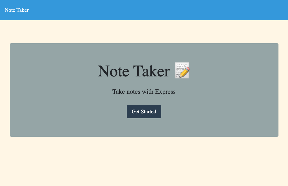 GitHub - ChainRxn12/Note-Taker: A simple note-taker application using Express.js that can be ...