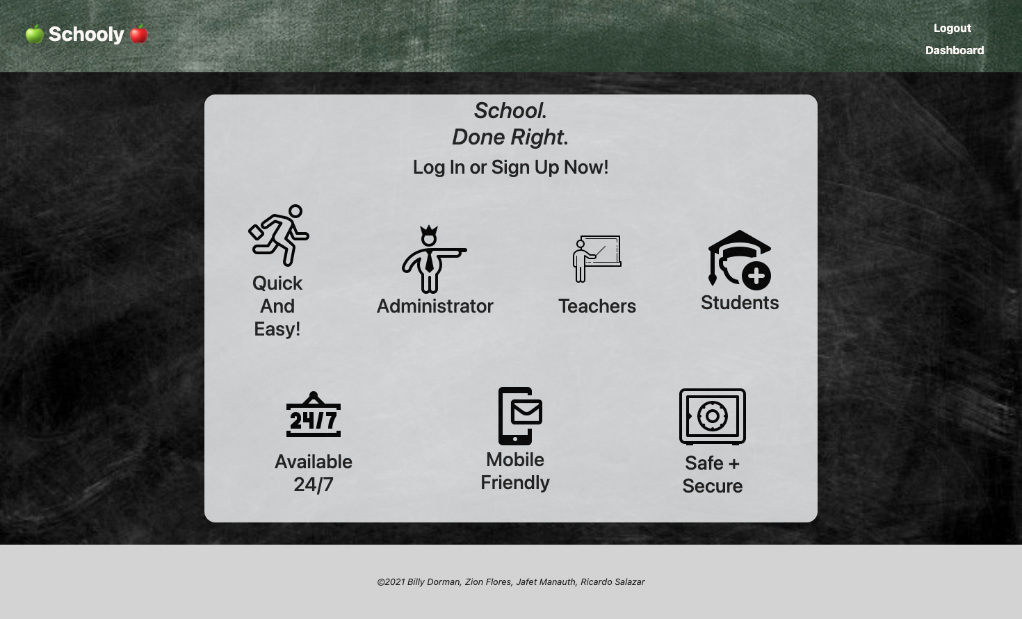 GitHub - ChainRxn12/schooly: A group project for a simple and user ...