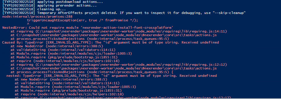 Non-Nexrender external modules are not packaged into binaries · Issue #867 · inlife/nexrender ...