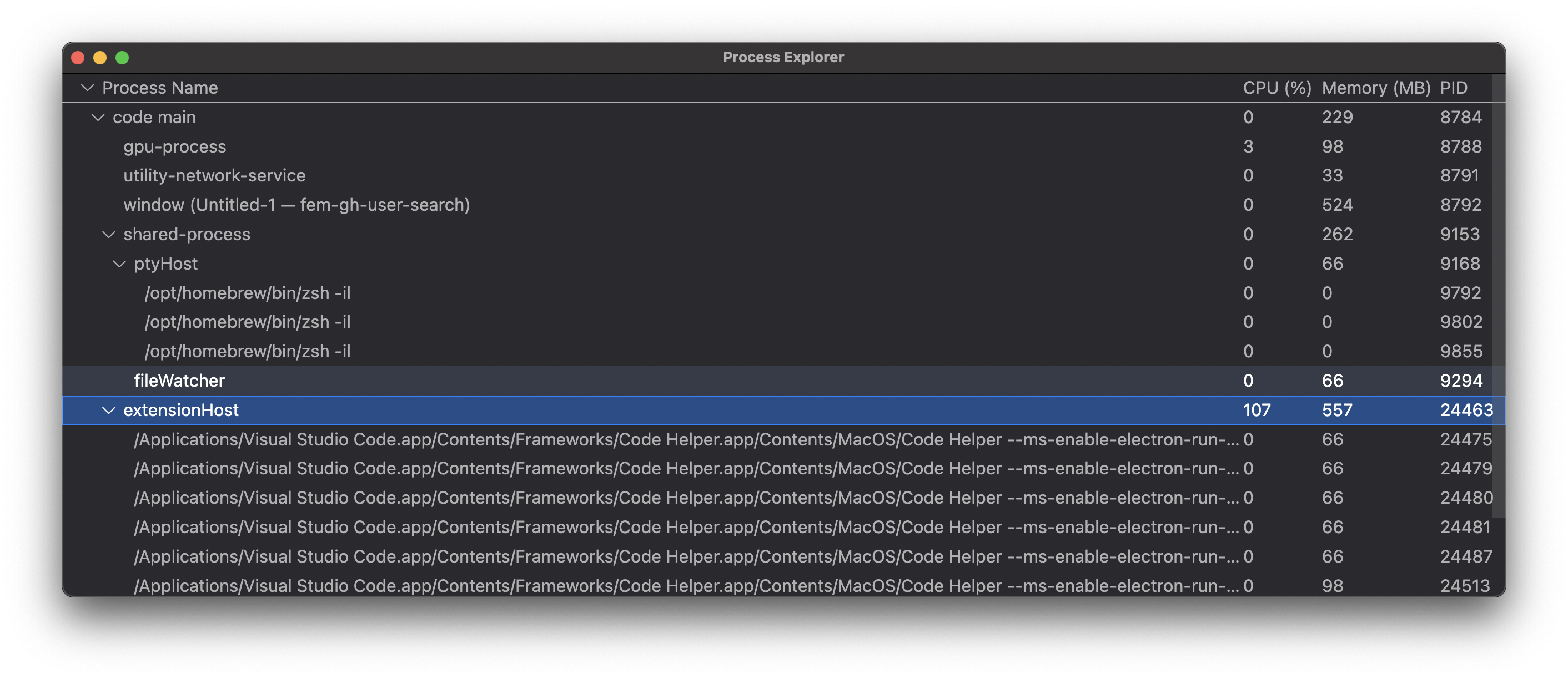 Code Helper Uses 180 Cpu Settings Sync Extension · Issue 161494 · Microsoftvscode · Github