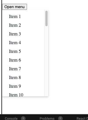 Menu does not stick to its anchor in some case with overflow set · Issue #550 · szhsin/react ...