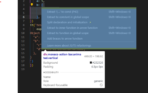 Custom Code Actions Menu Style · Issue 140809 · Microsoftvscode · Github 7304