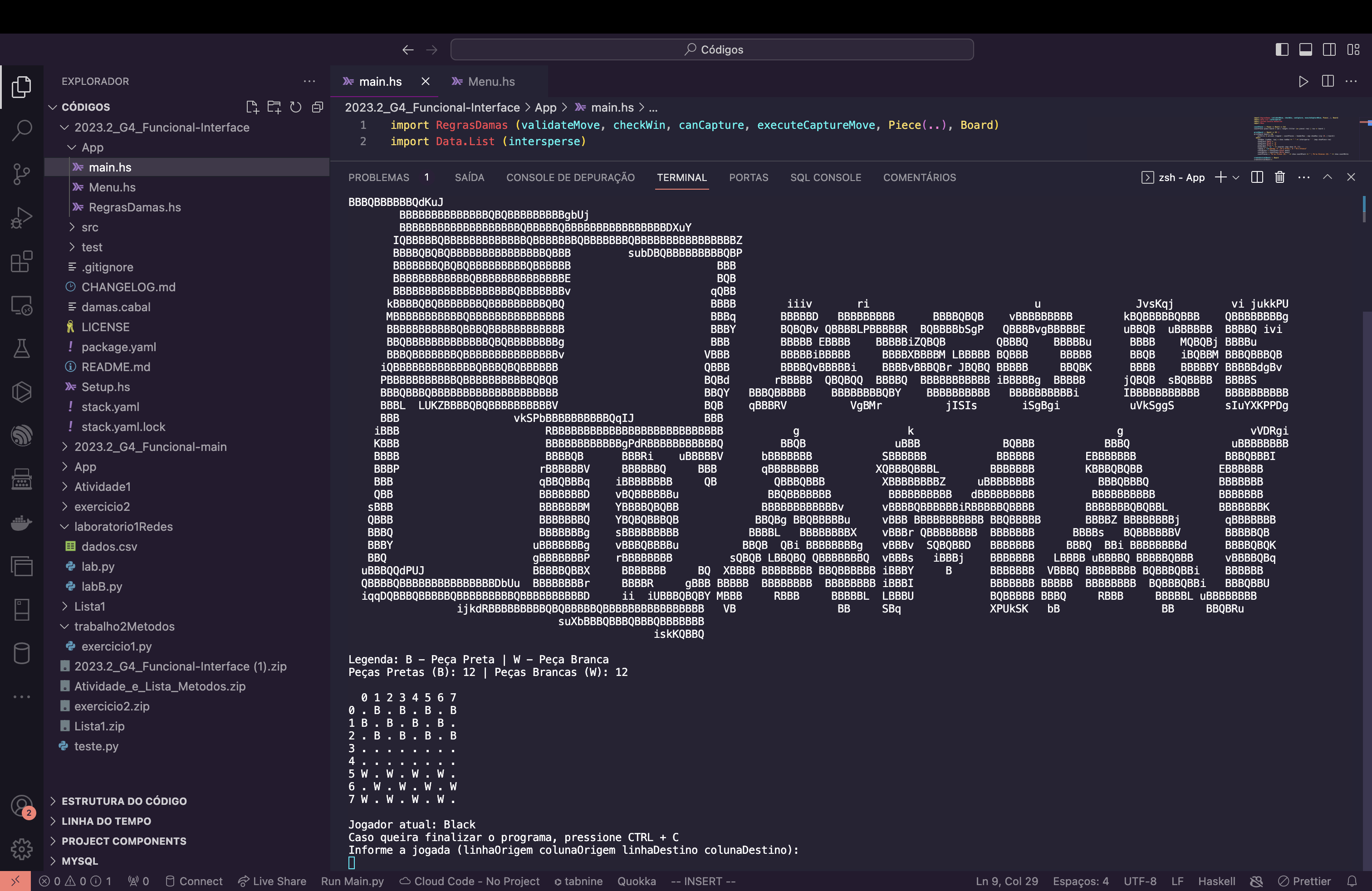 GitHub - UnBParadigmas2023-2/2023.2_G4_Funcional: Repositório do grupo 4 do módulo funcional de ...