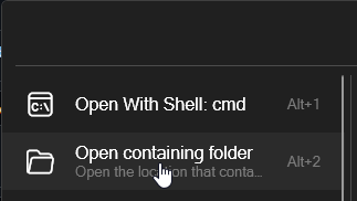 "open containing folder" should open a new tab in Windows 11 · Issue #2224 · Flow-Launcher/Flow ...