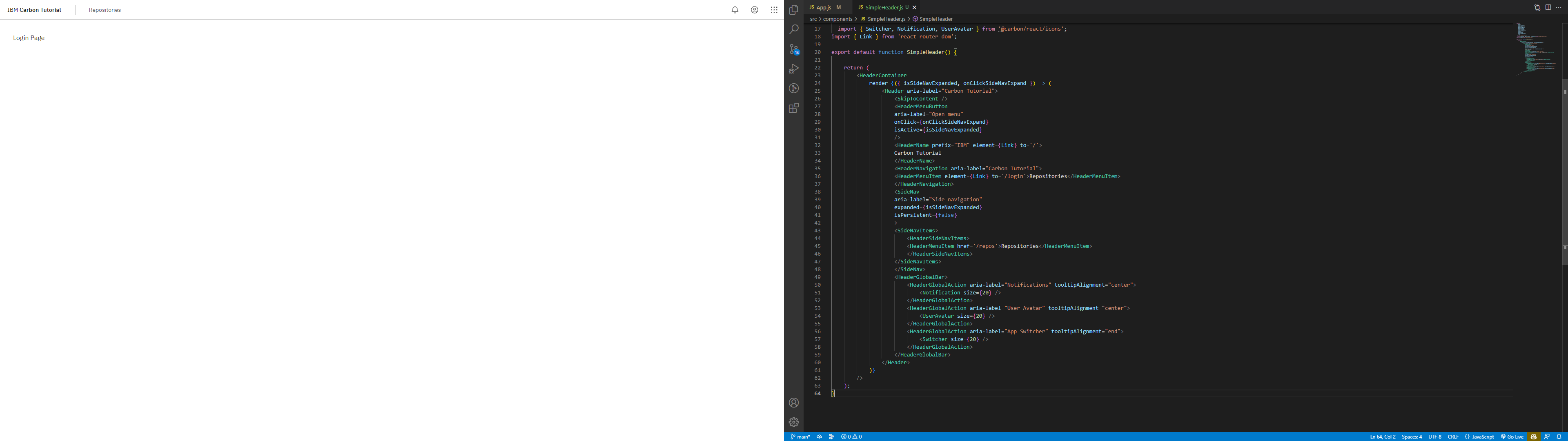 [Bug]: Content Padding removed after inserting Theme in HeaderContainer · Issue #13450 · carbon ...