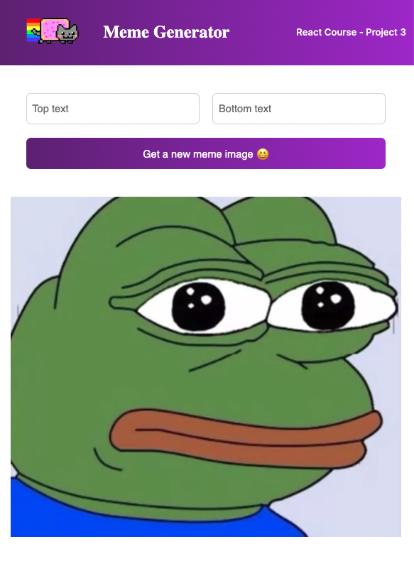 GitHub - vladimirkratinov/memegenerator-app