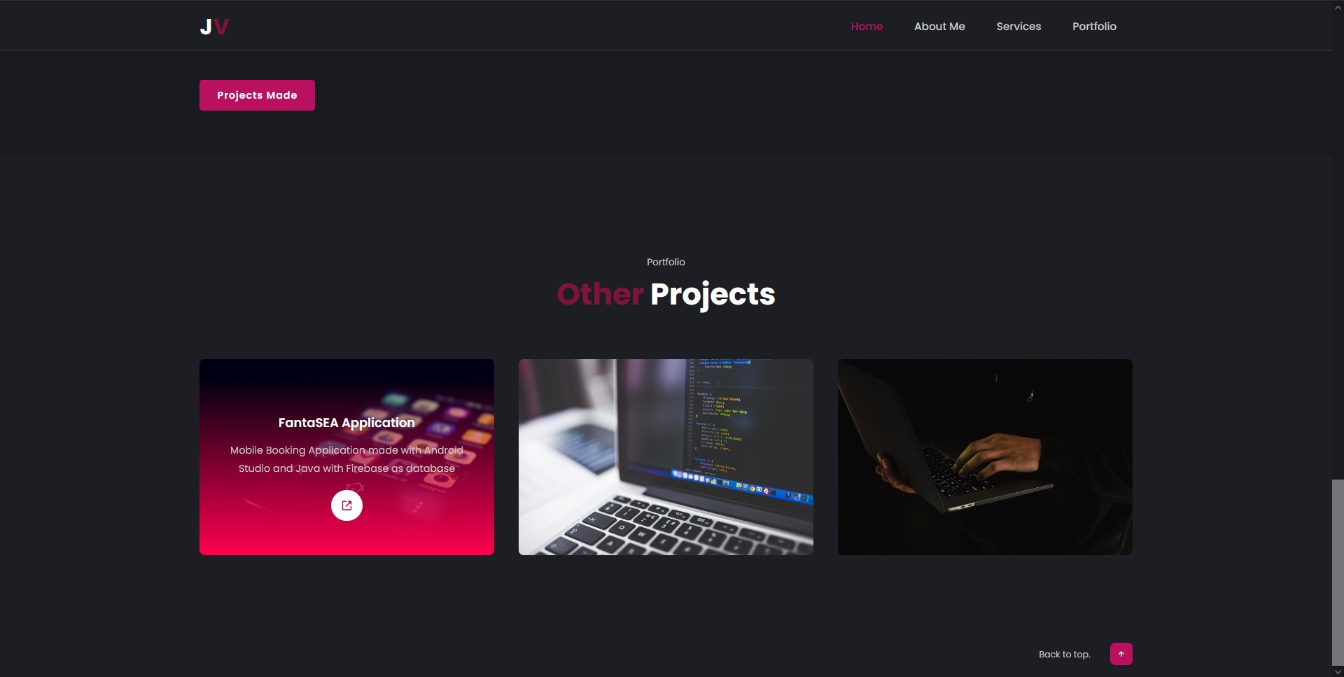 GitHub - justvirgil/Web_Profile_Portfolio: Web Development Profile ...