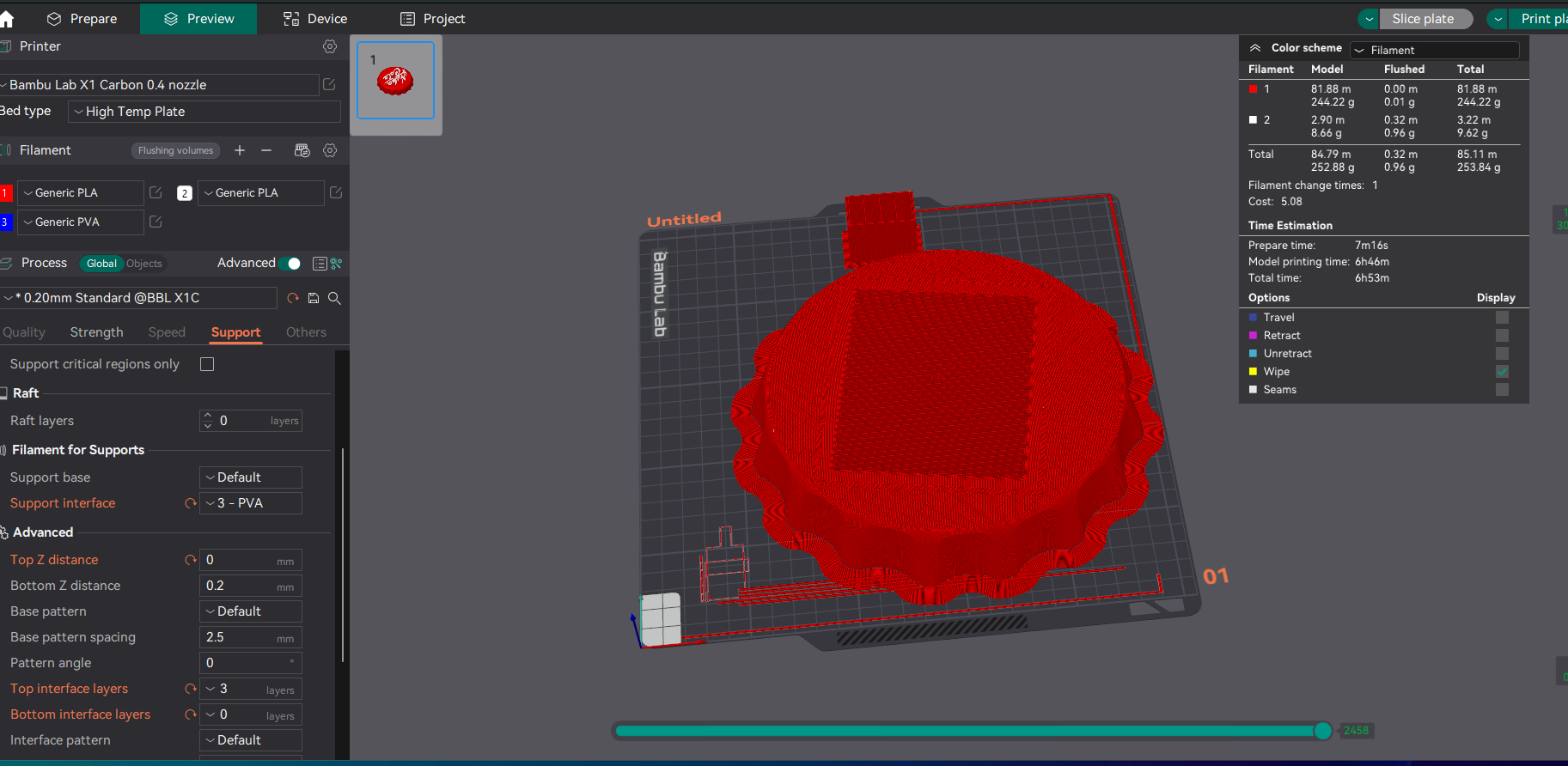 Interface filament option being ignored · Issue #819 · SoftFever/OrcaSlicer · GitHub