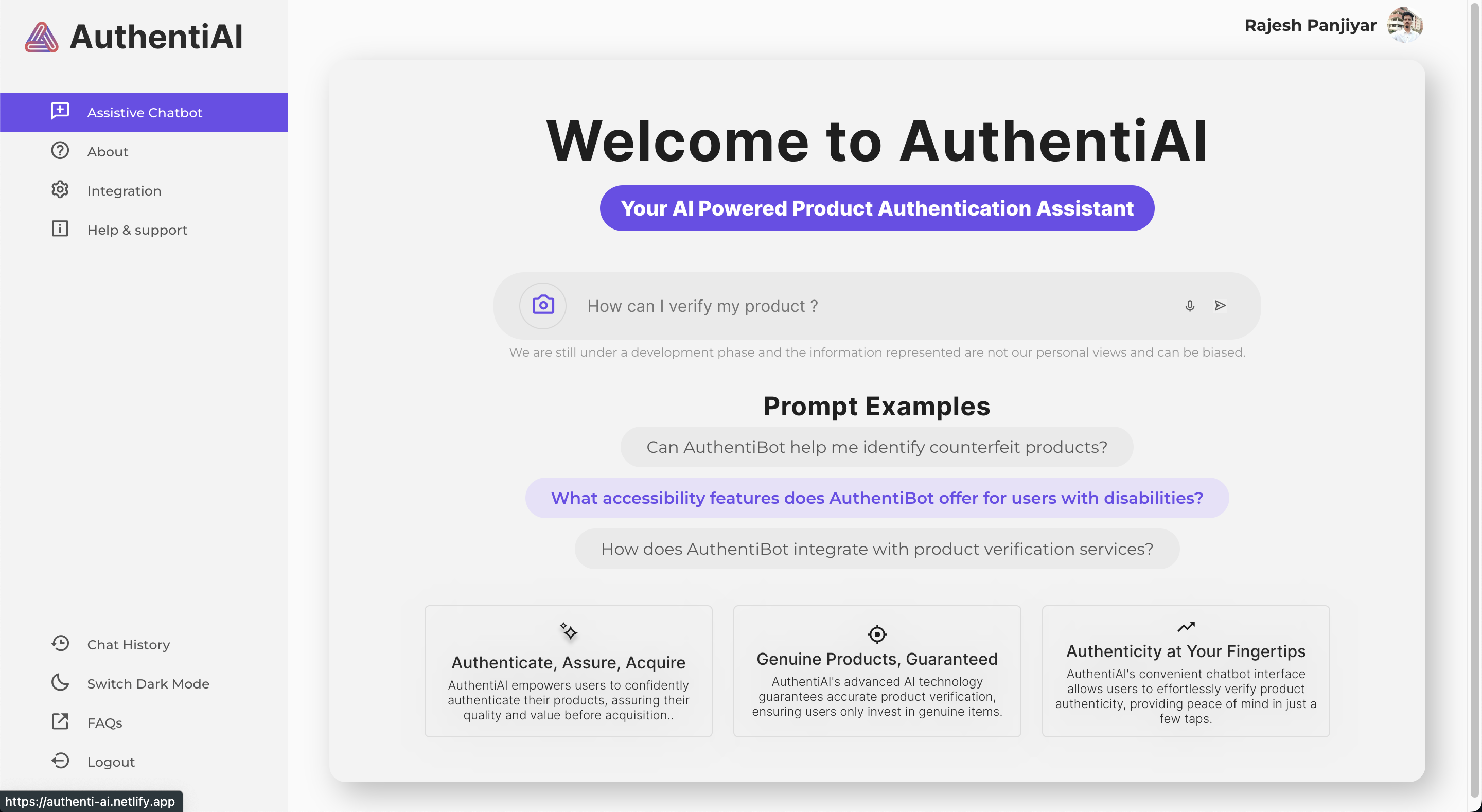 GitHub - rajeshpanjiyar/AuthentiAI-web