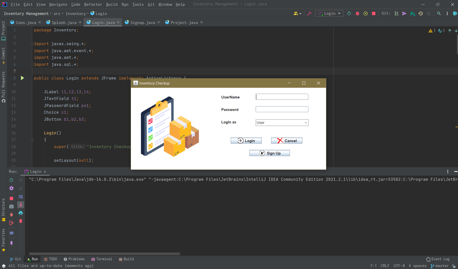 GitHub - sachin-pal89/StoreCase: This is a Inventory Management System Created Using Java AWT ...