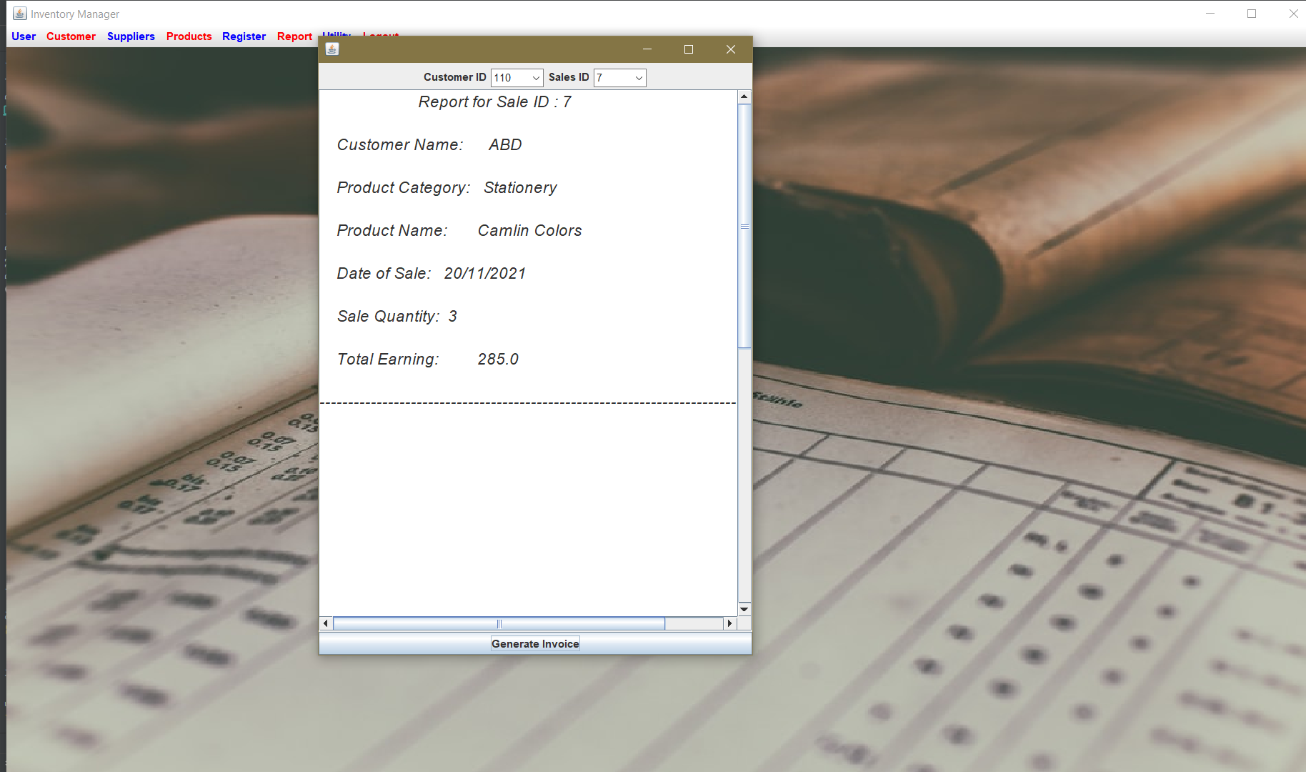 GitHub - sachin-pal89/StoreCase: This is a Inventory Management System Created Using Java AWT ...