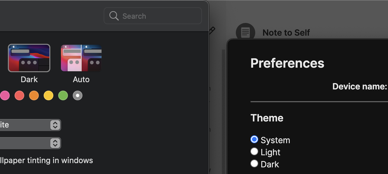 Signal does not dynamically change theme when set to "System" on macOS ...