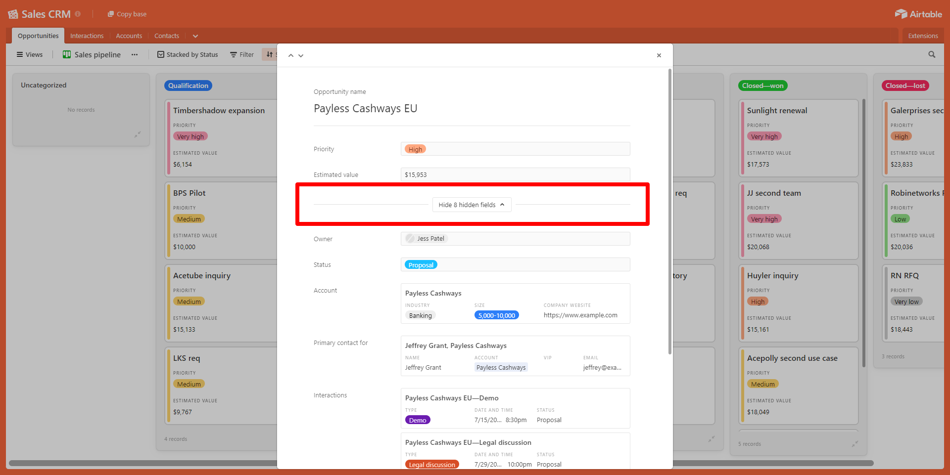 🔦 Feature: The expanded view should give more information than the cards themselves. · Issue ...