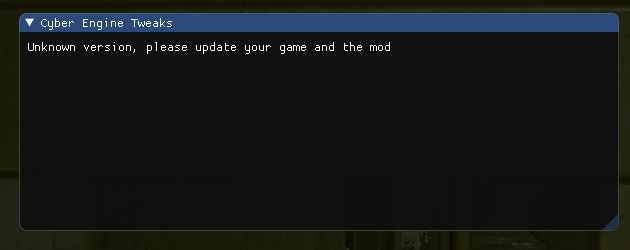 CET not found · Issue #478 · maximegmd/CyberEngineTweaks · GitHub