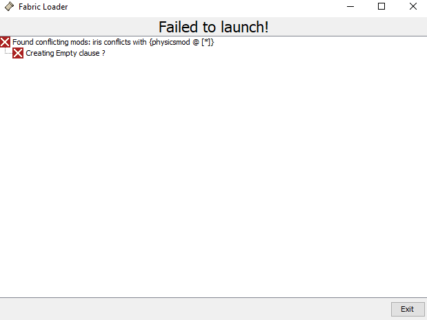 Iris conflicts With Physics Mod · Issue #204 · IrisShaders/Iris · GitHub