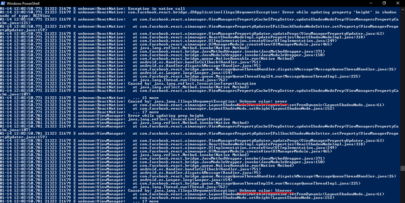 Setting 'never' in safeAreaInsets crashes the app · Issue #7007 · react-navigation/react ...
