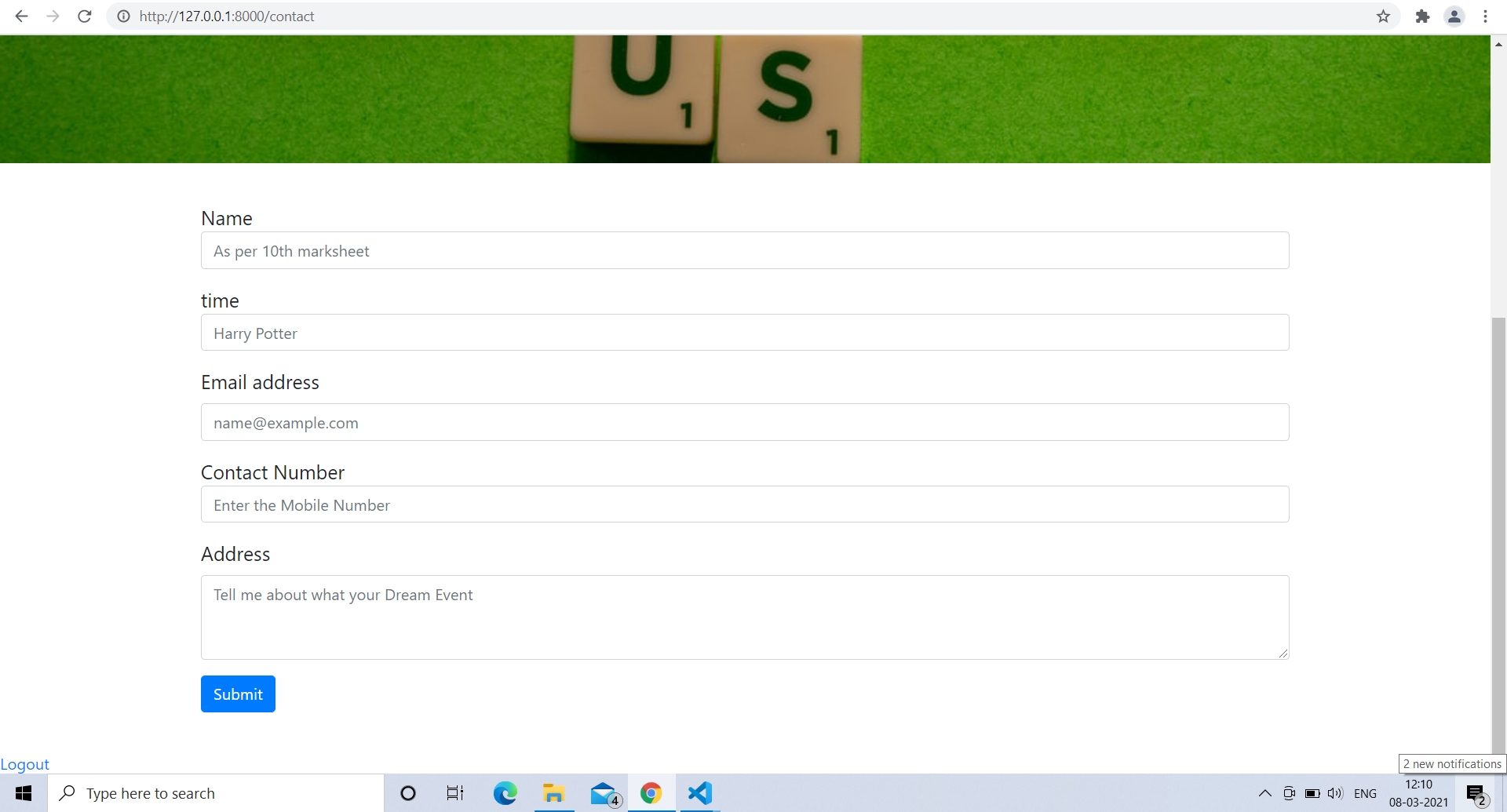 GitHub - SahilSingh55/DjangoProject1: This is Django Project named Online College Admission ...
