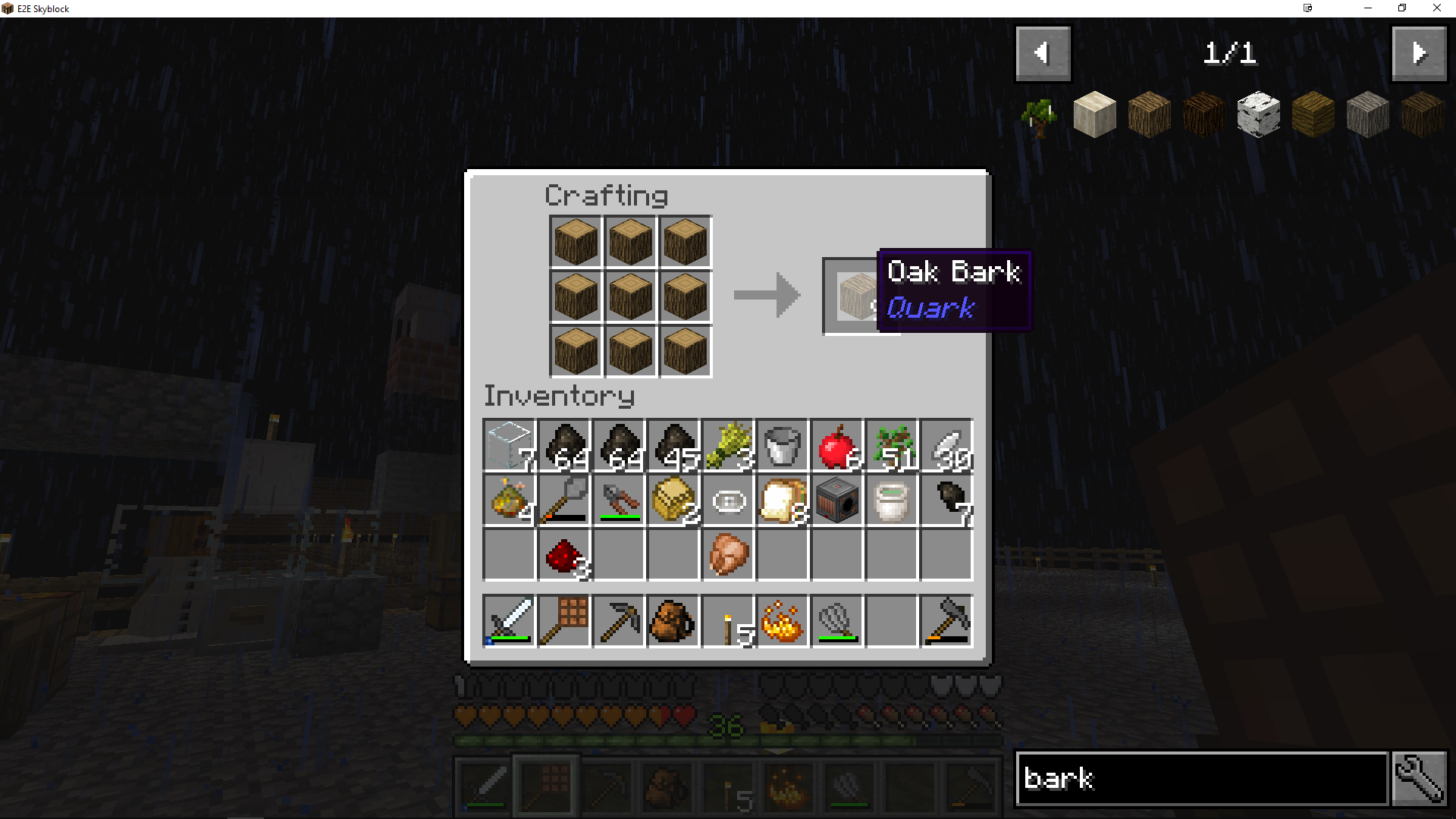 Recipe conflict: Quark Bark and Sky Resources Compressed Logs · Issue ...