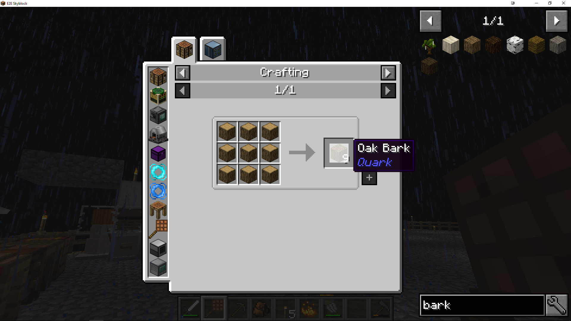 Recipe conflict: Quark Bark and Sky Resources Compressed Logs · Issue ...
