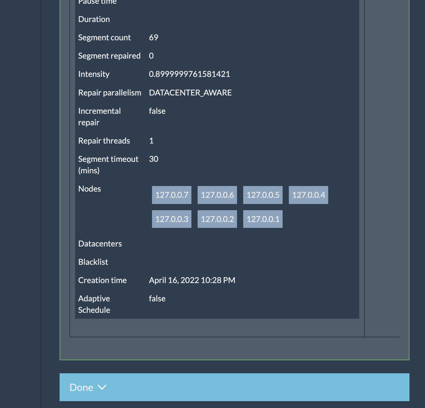 Nodes Field in Repair UI doesn't wrap · Issue #1187 · thelastpickle/cassandra-reaper · GitHub