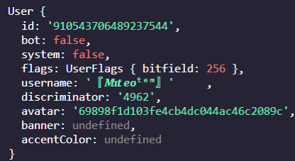 "undefined" instead of "null" in User and GuildMember.user classes in Modal class · Issue #66 ...