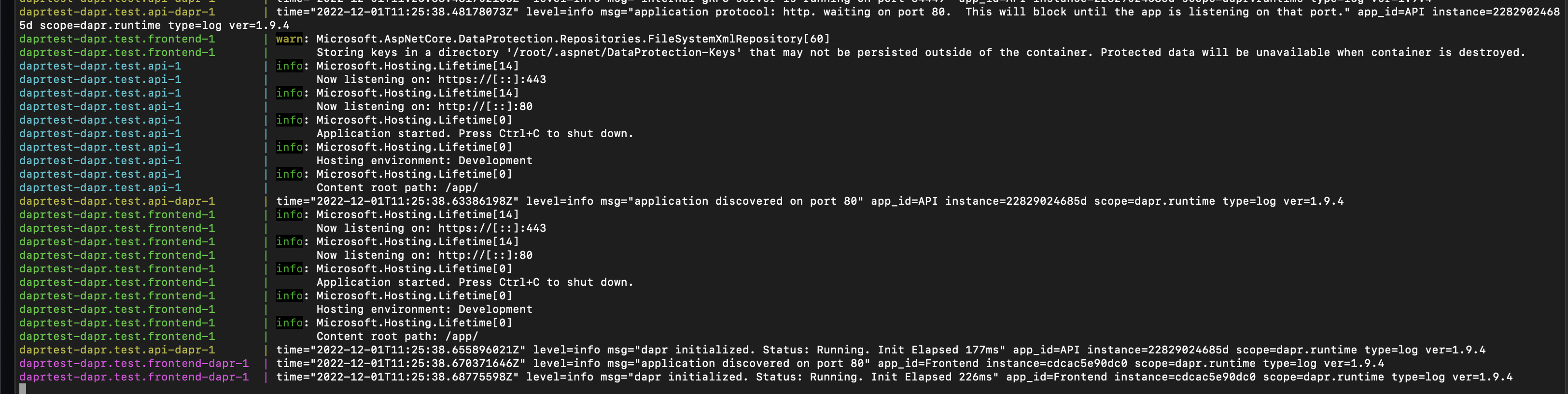 Need Some Help To Get Started With Dapr And 6 Applications · Issue 5593 · Dapr Dapr · Github