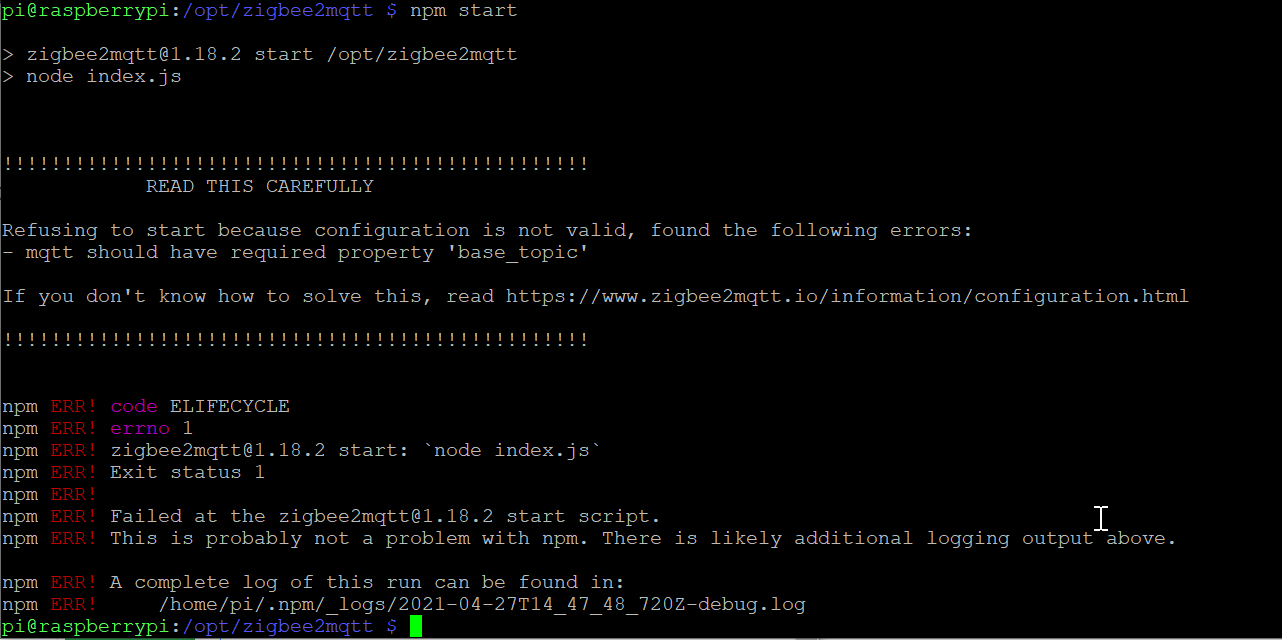 Need Help Configuring Zigbee2mqtt Configuration Yaml · Koenkk Zigbee2mqtt · Discussion 7179