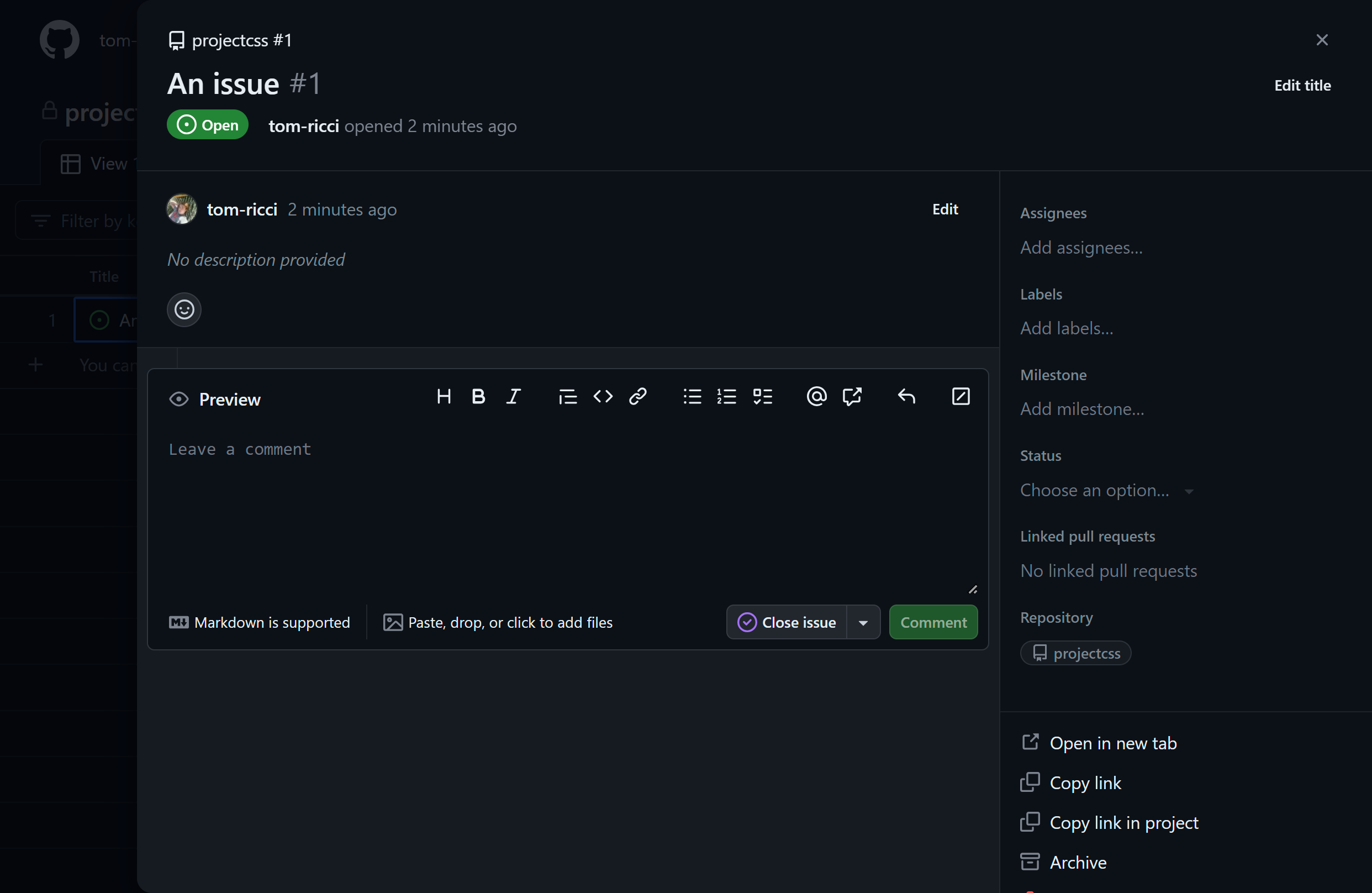 GitHub - tom-ricci/projectcss: UserCSS to enhance GitHub Projects