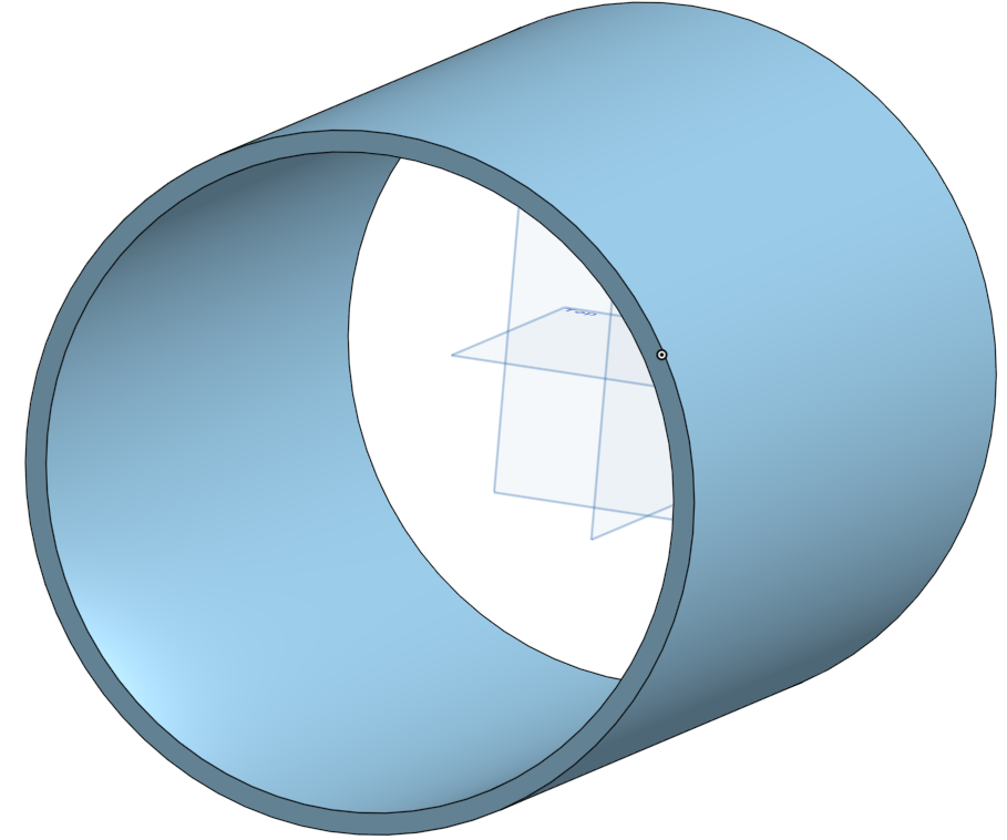 Hollow cylinder imported from stl file as a solid cylinder · Issue #831 ...
